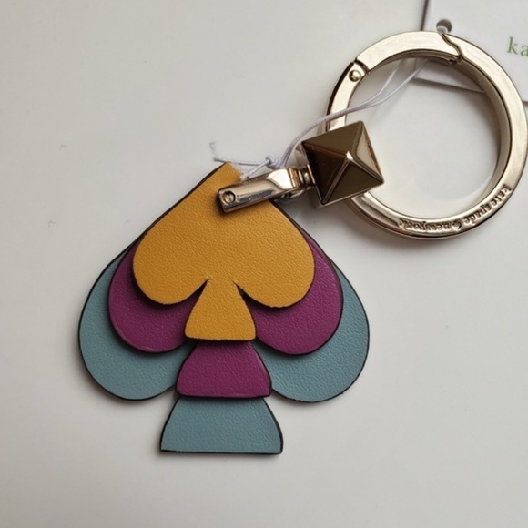 kate spade | Accessories | Kate Spade Stacked Spade Key Fob Seaside ...